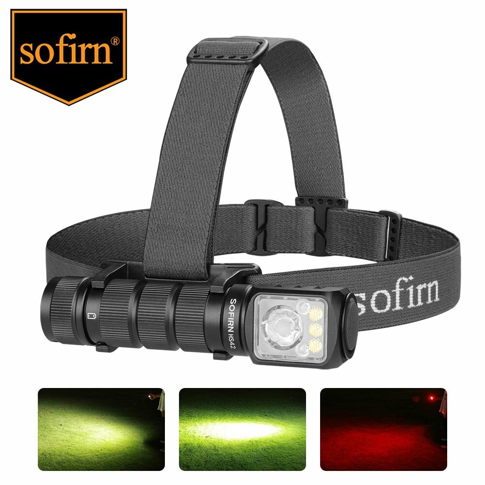SOFIRN HS42 Налобный фонарь 2100 лм 18650 EDC USB C перезаряжаемый с аккумулятором фонарик SST40 светодиодный светильник с магнитом для кемпинга=v=