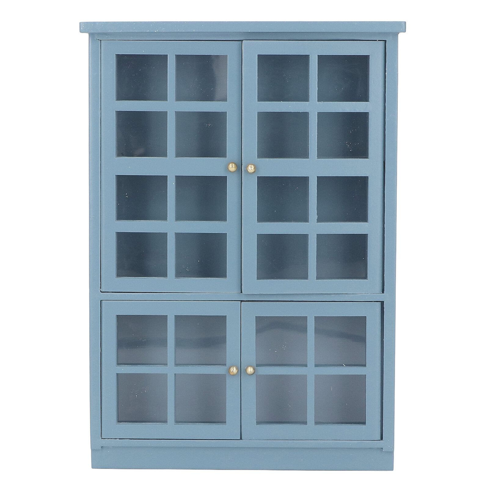 Шкаф для кукольного домика в масштабе 1:12, темно-синий, миниатюрная деревянная книжная полка для кукольного домика.