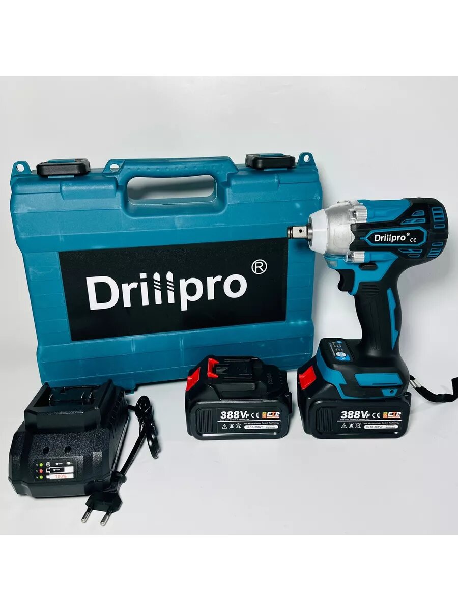 Гайковерт аккумуляторный ударный ДриллПро