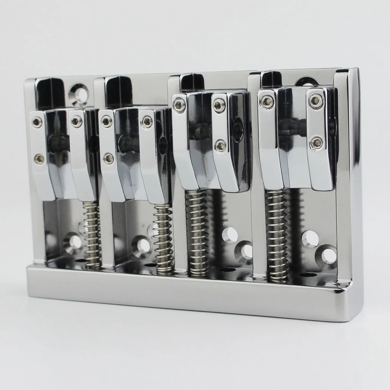 Бридж для 4-струнной бас-гитары Guyker GK1015, хром