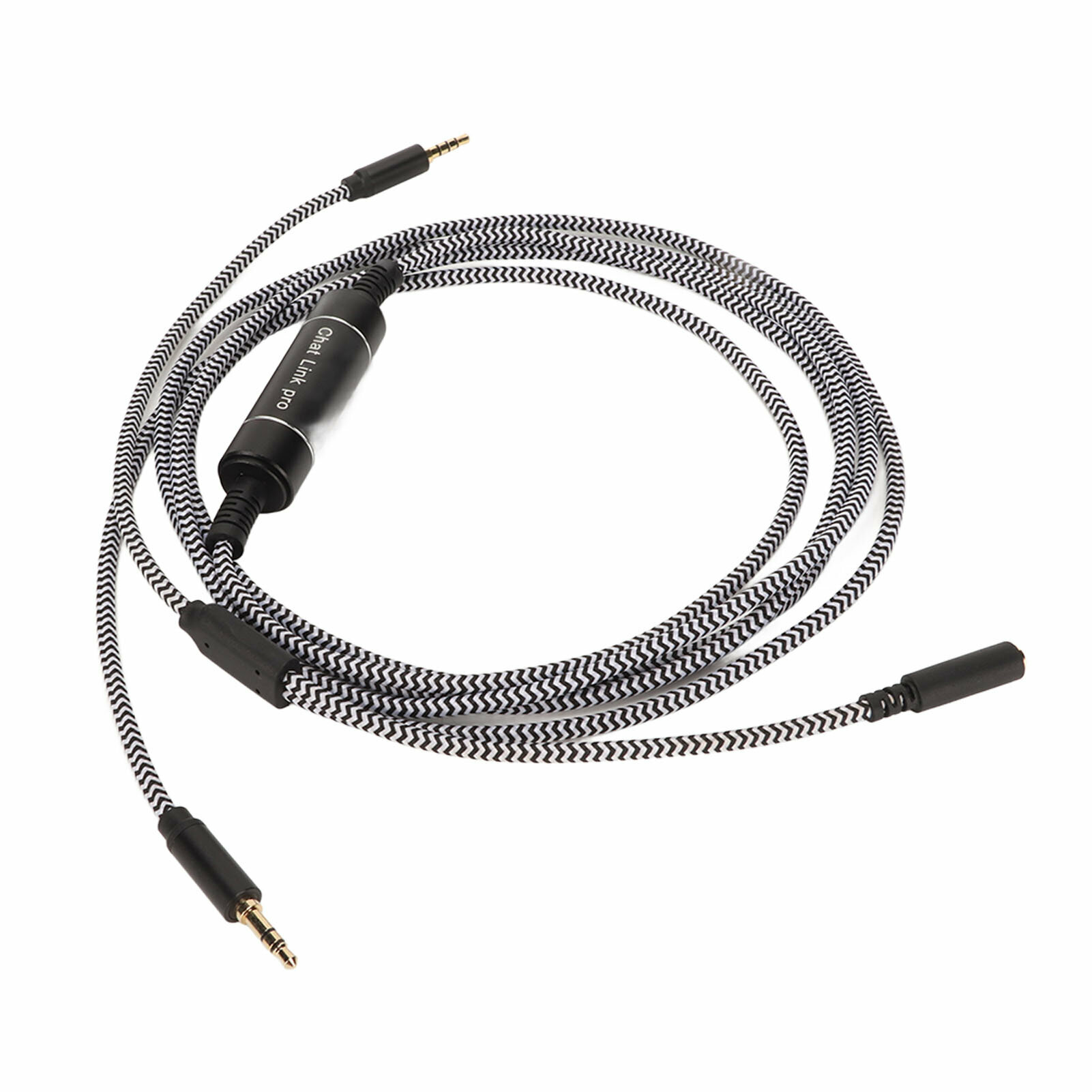 Кабель Chat Link: Длина 280 См С Изолятором - Универсальная Совместимость Для Xbox, , Switch - Прочный Нейлоновый Кабель Для Стримеров С Позолоченными Контактами