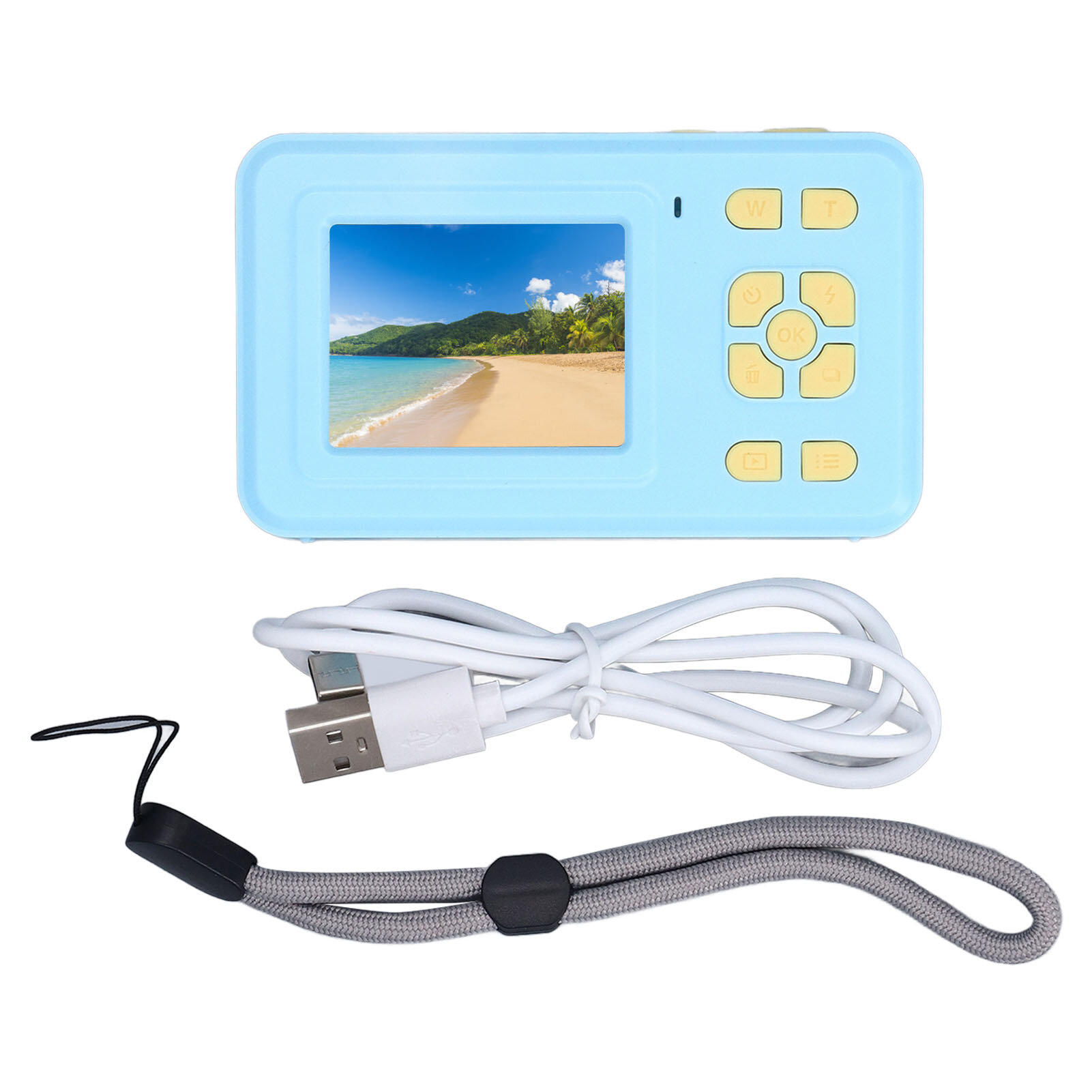 Цифровая камера FHD 4K 48MP Изображение 1080P Видео 8-кратный зум Автофокус Мини Видеокамера для подростков и детей