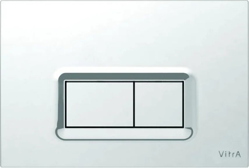 Кнопка смыва для унитаза VitrA 740-0680 пластик, цвет глянцевый хром