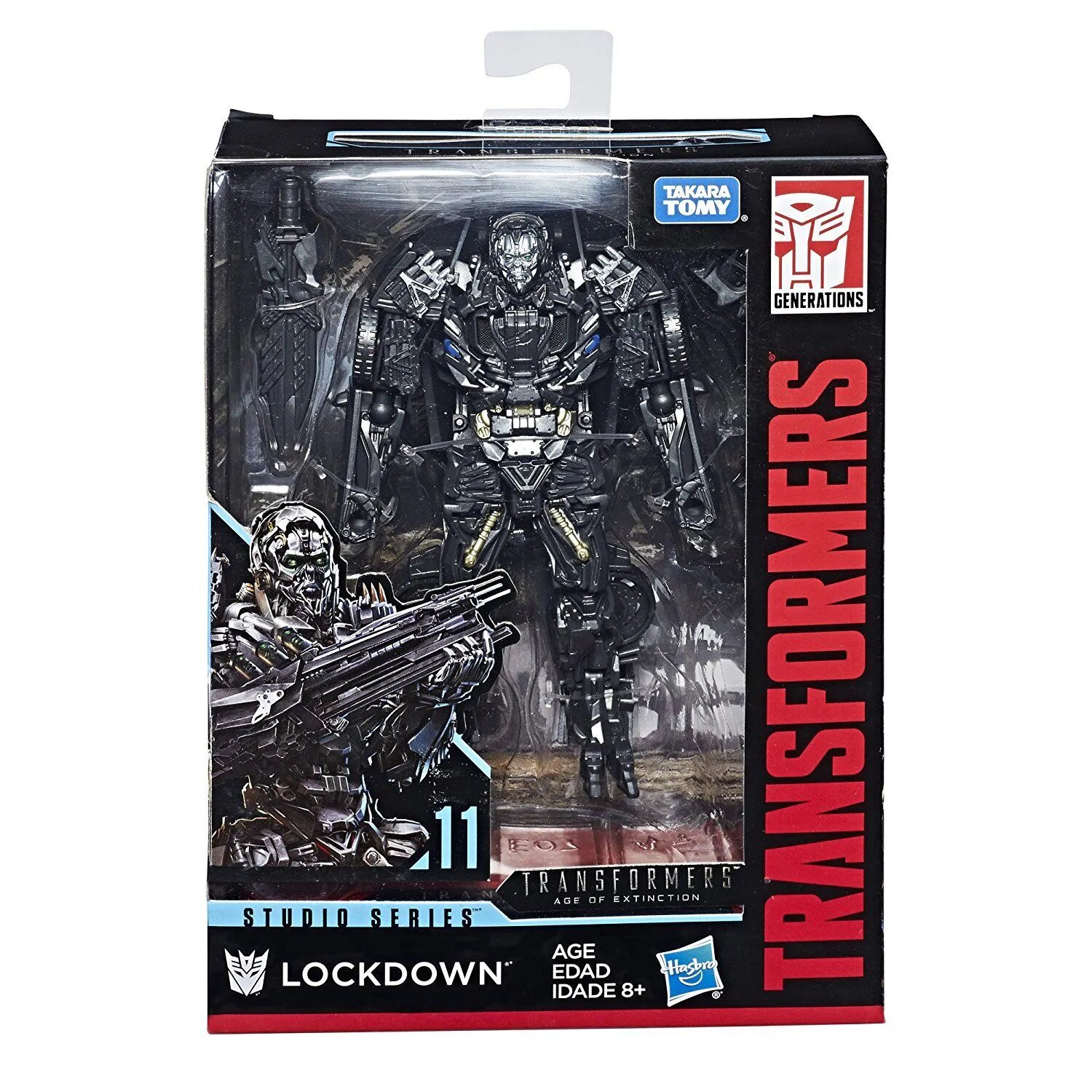 Трансформеры игрушки Hasbro Transformers Age Of Extinction Studio Series Deluxe Class SS11 Lockdown 11.5cm E0747