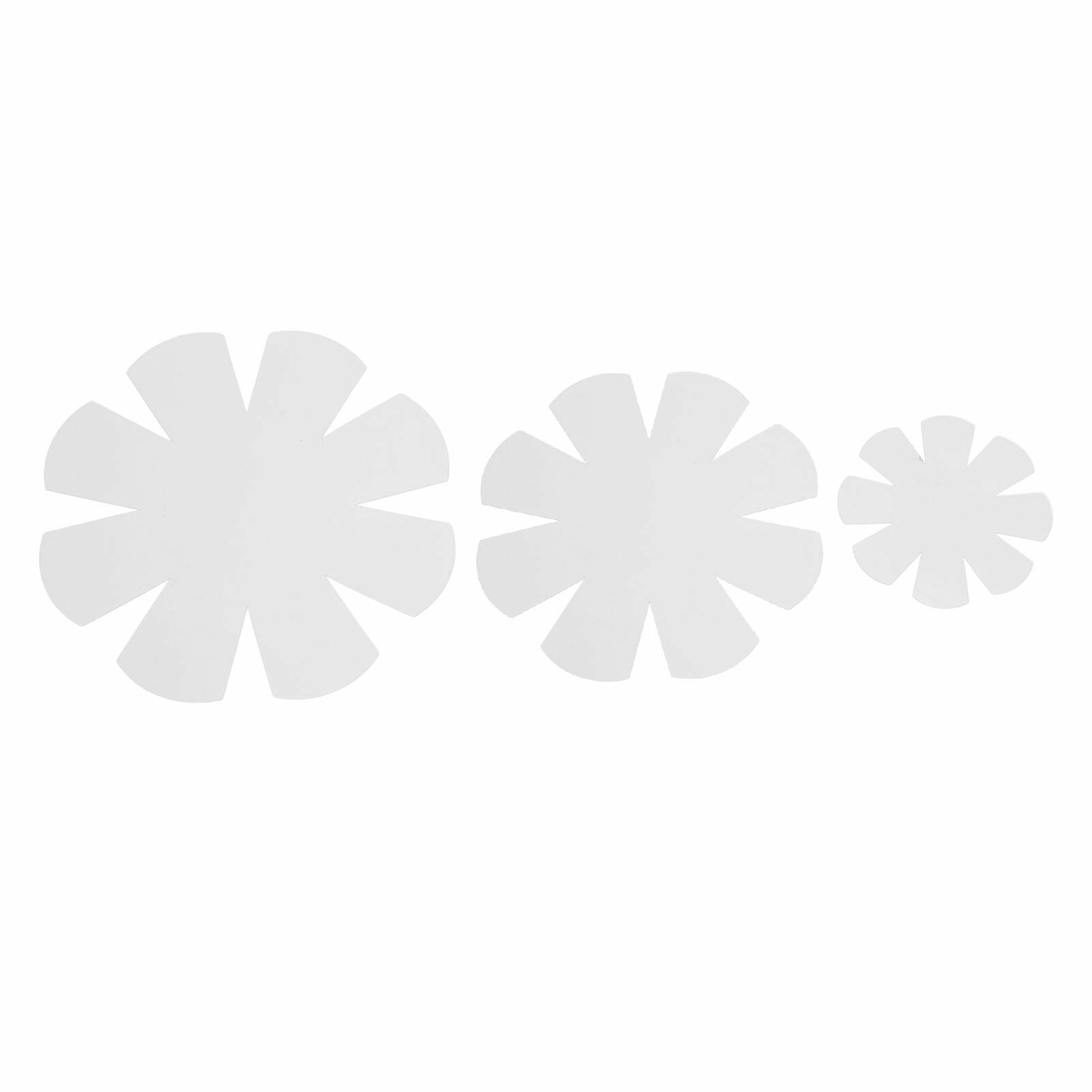 3шт тканевый шаблон для шитья миски ПЭТ материал цветок в форме миски шаблон трафарет для изготовления поделок и украшений