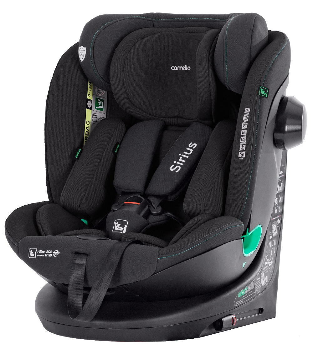 Автокресло Carrello Sirius AY949 (0-36 кг) CRL-8808 Absolute Black