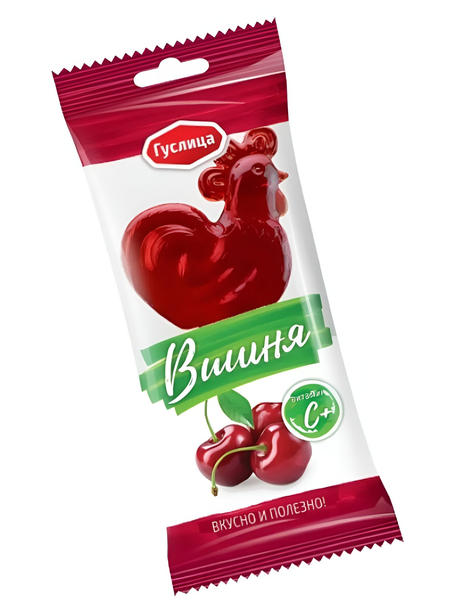 Карамель "Петушок", с цинком, с витамином C, вишня, на палочке, 17 грамм