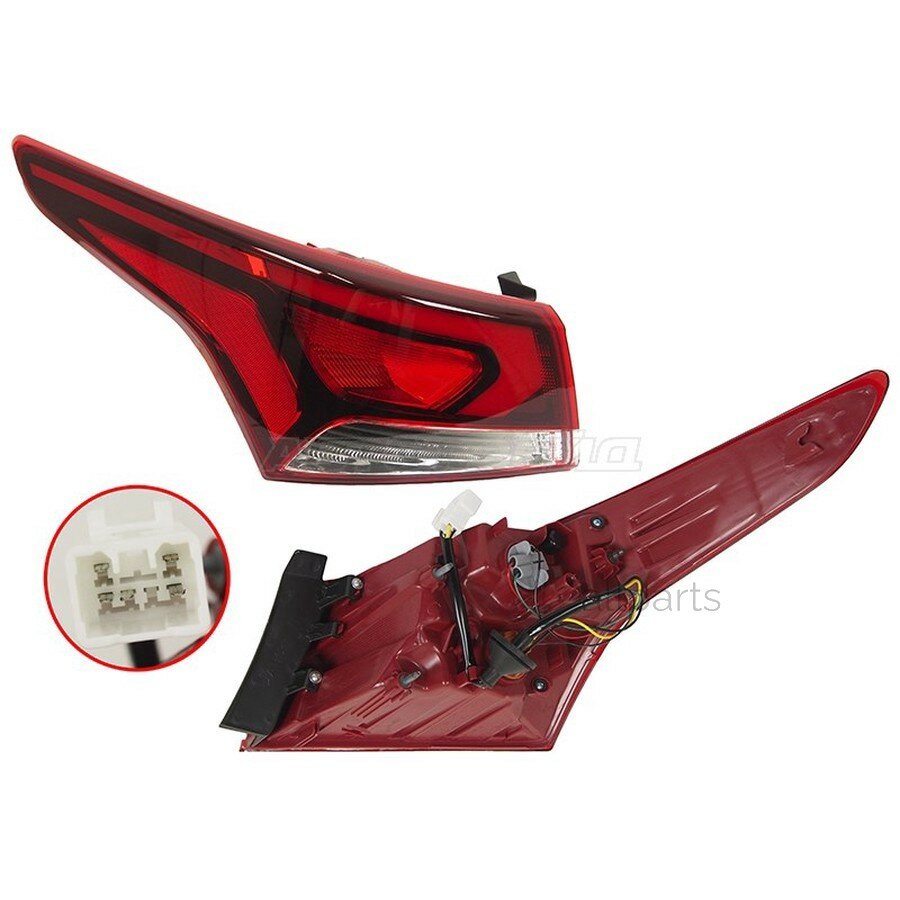 SAT ST-221-19S7DL Фонарь задний Hyundai Solaris 17-22 / Solaris HS 24- (Слева/ LED)