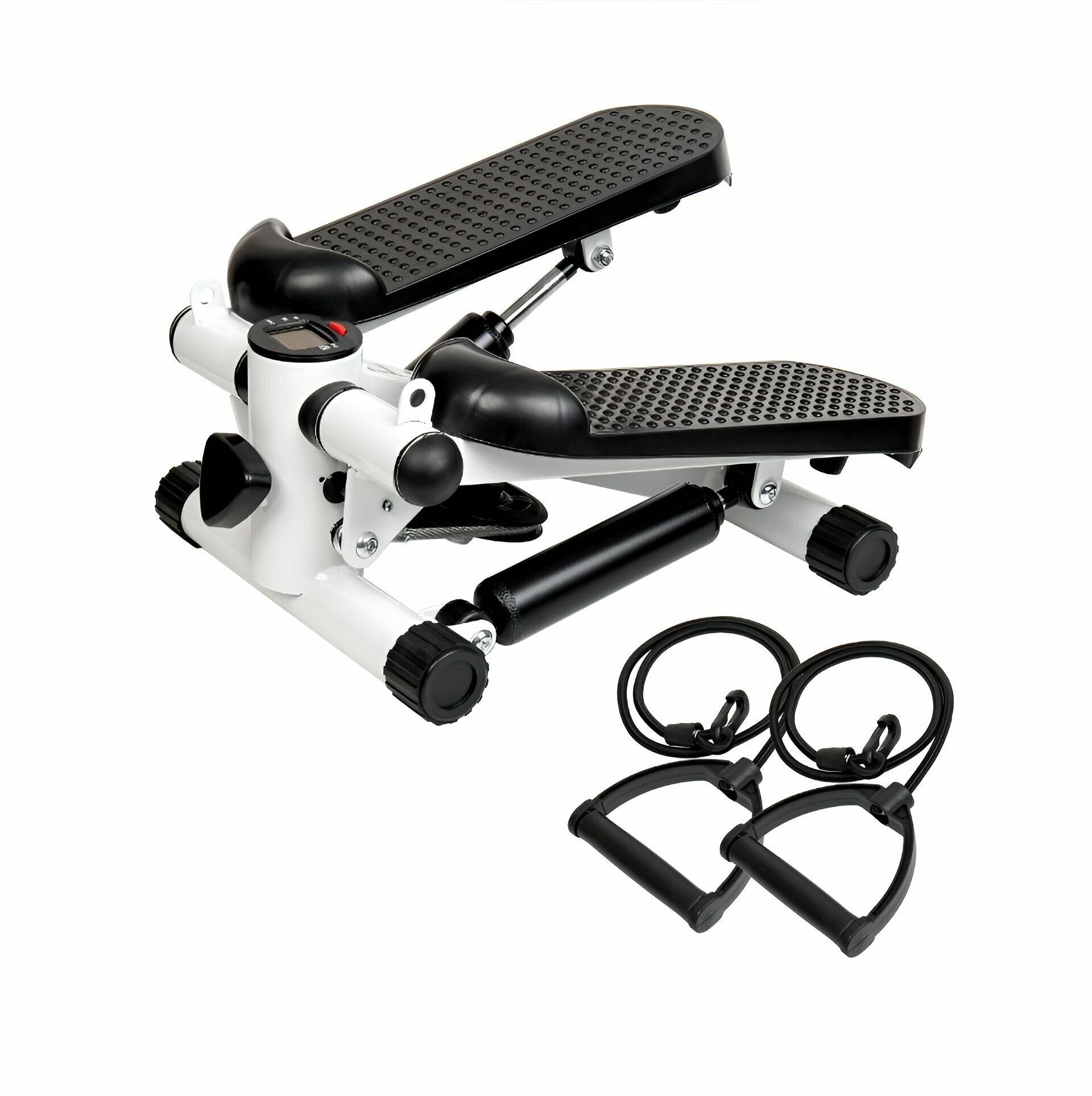 Степпер тренажер для дома , с эспандерами для рук, нагрузка до 120 кг