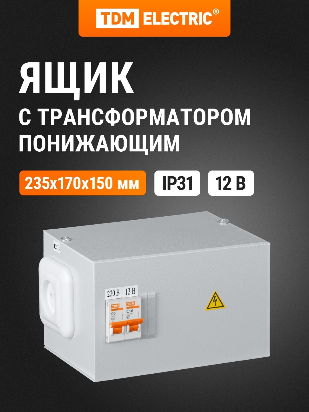 ЯТП-0,4 220/12-2авт. IP31 TDM