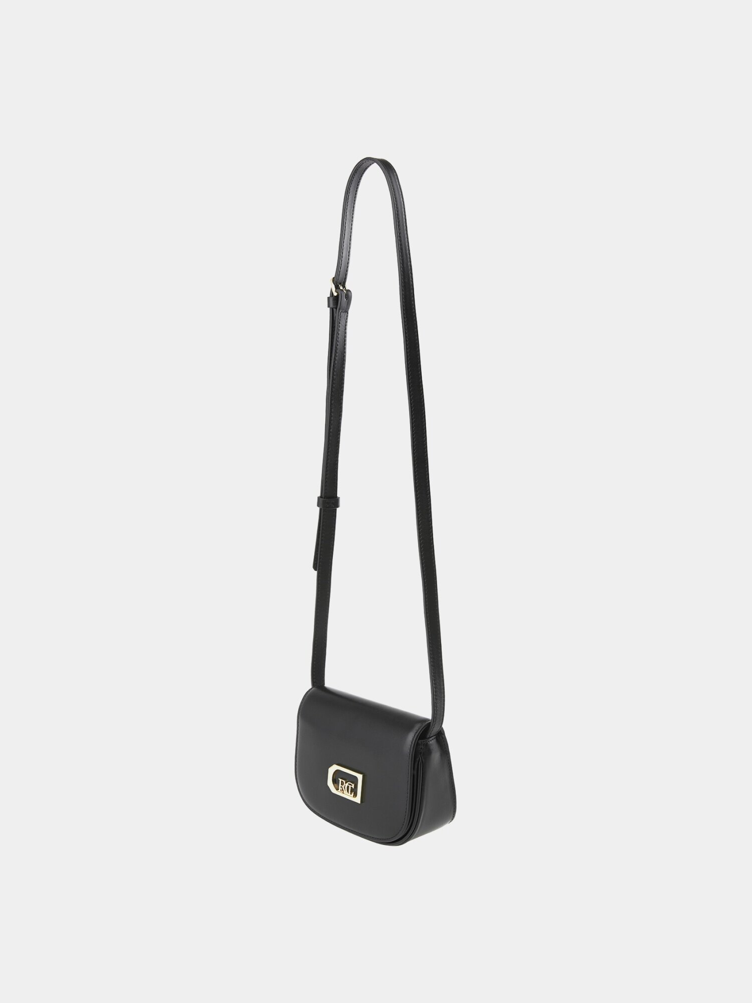 Сумка клатч RECTO Eclipse Shoulder Bag mini, фактура гладкая, black — фото 1