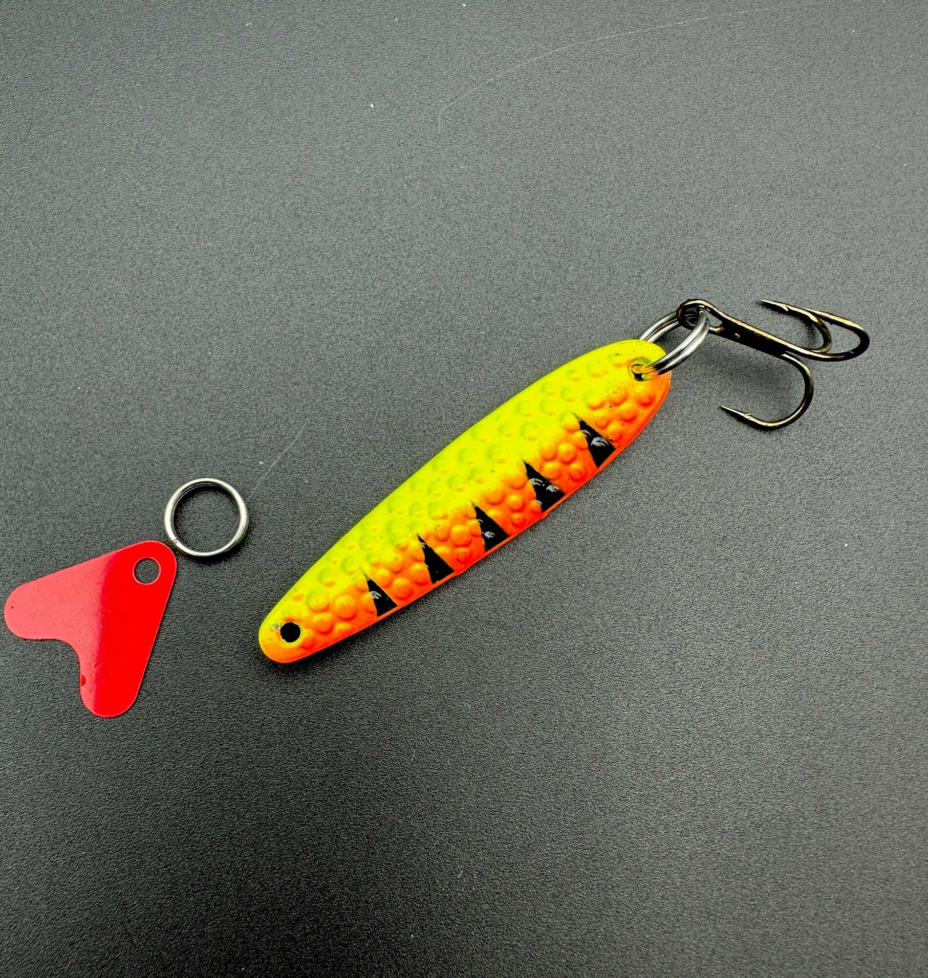 Блесна колеблющаяся 7 грамм Bay de Noc SWEDISH PIMPLЕ №5 США универсальная для зимней и летней ловли на окунь, судак, щуку, берш, жерех