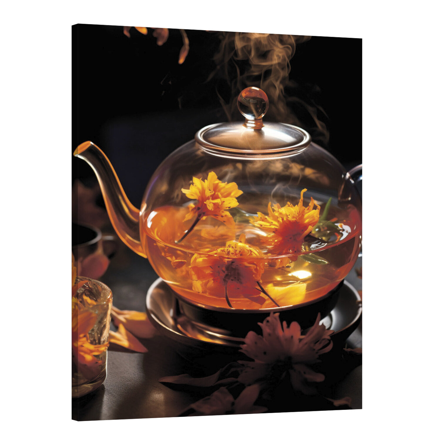 Интерьерная картина 50х70 "Чайная эйфория"