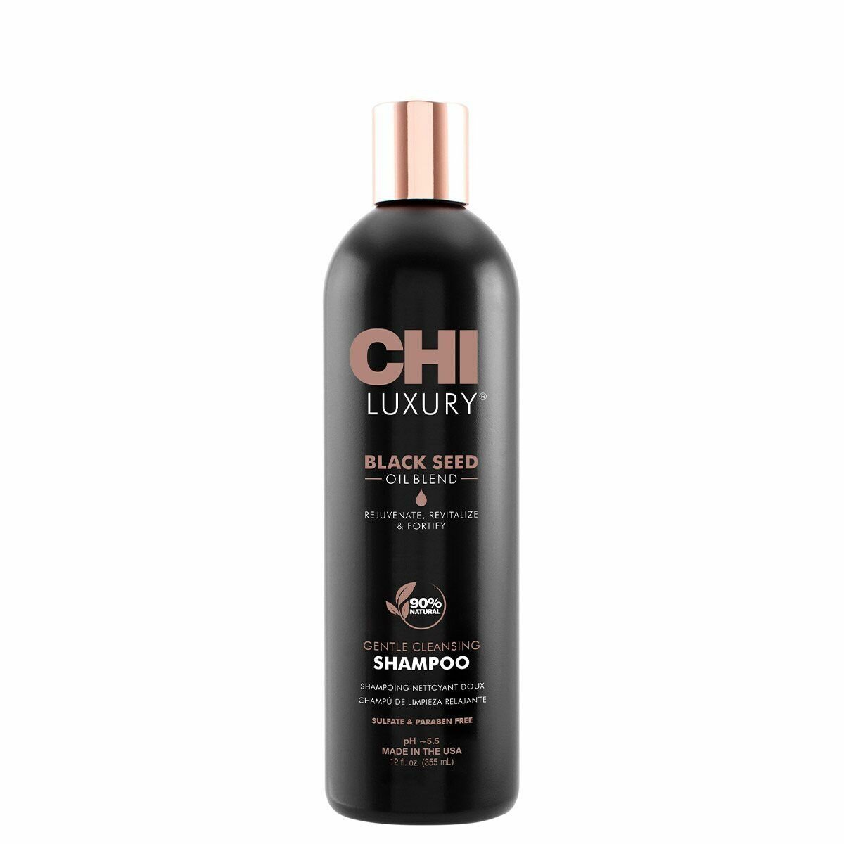 CHI Шампунь для волос Luxury Black Seed Oil Blend Gentle Cleansing Shampoo (355 мл)