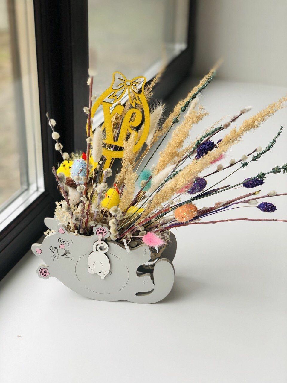 Сухоцветы / Пасхальный букет / Верба живая