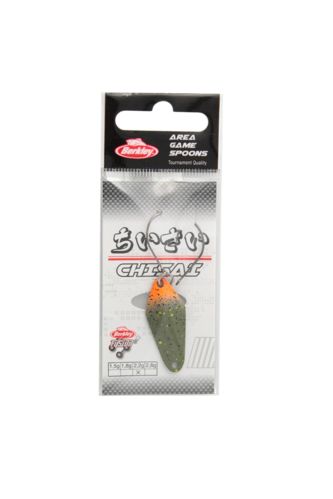 Berkley Ags Chisai 2,2 г Orange Tip / Splat Pel блесна для ловли хищной рыбы