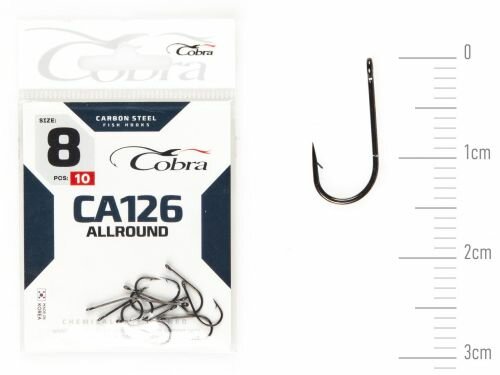 Крючки Cobra ALLROUND CA126 размер 008 10шт.