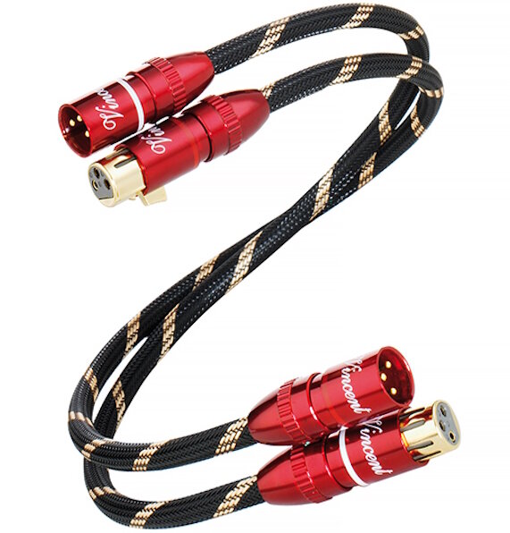 Кабель межблочный балансный Vincent XLR/Cinch-Cable 2x0.6m (aluminium case)