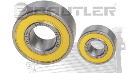 Подшипник генератора для а/м ГАЗ (62202/62203) (большой/малый) "BAUTLER" (2 шт.)