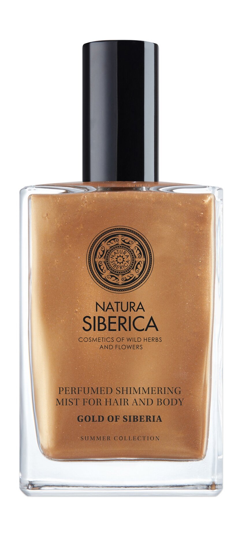 NATURA SIBERICA Мист для волос и тела Summer Collection с бронзовым шиммером увлажняющий парфюмированный, 100 мл