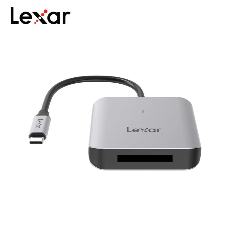 Lexar RW510 CFexpress Type B Card Reader Устройство чтения карт памяти CF до 10 Гбит/с USB 3.2 Gen2 для карт CFe Type B Включает USB Type-C
