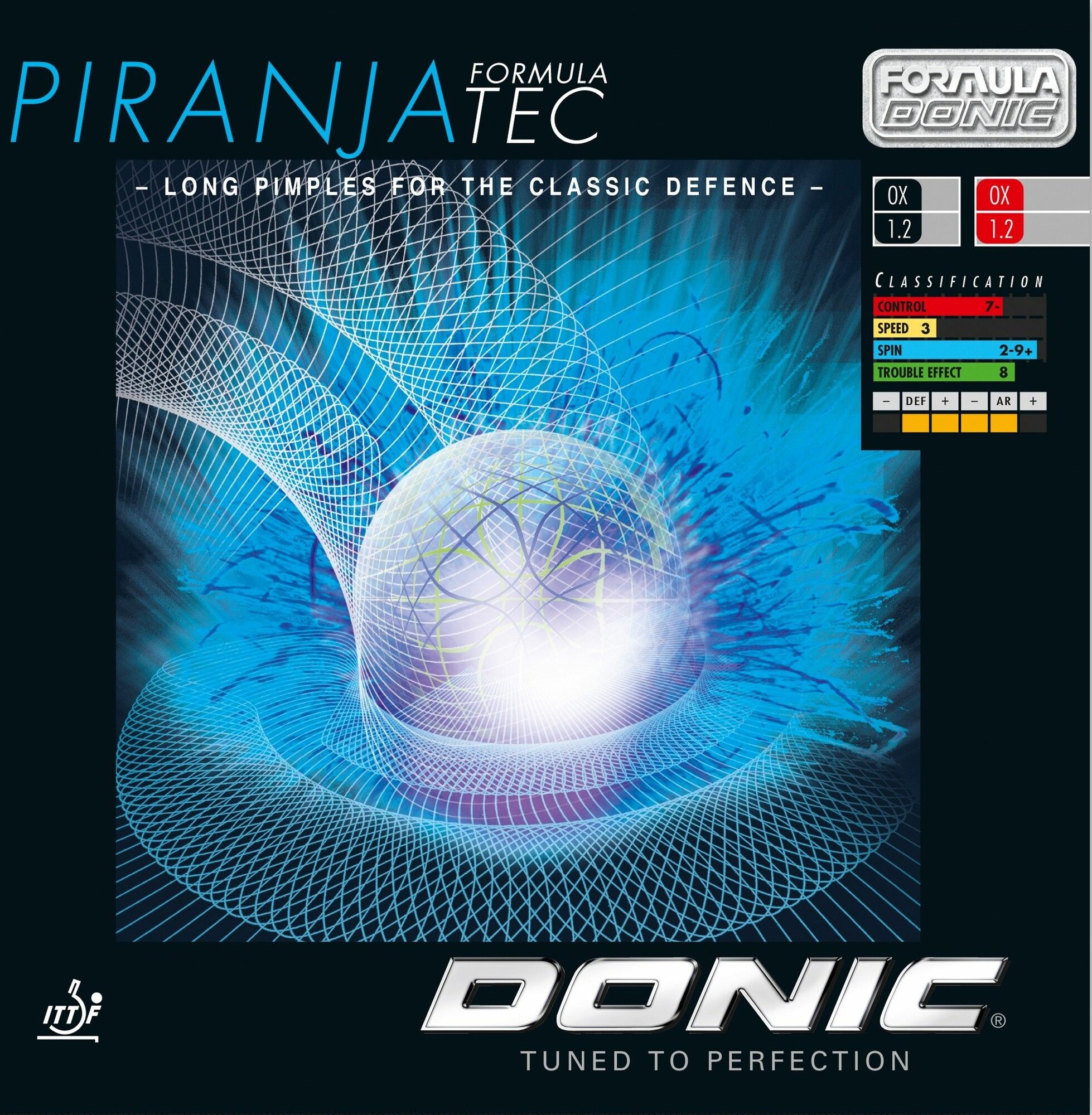 Накладка для ракетки Donic Piranja 1.2 black