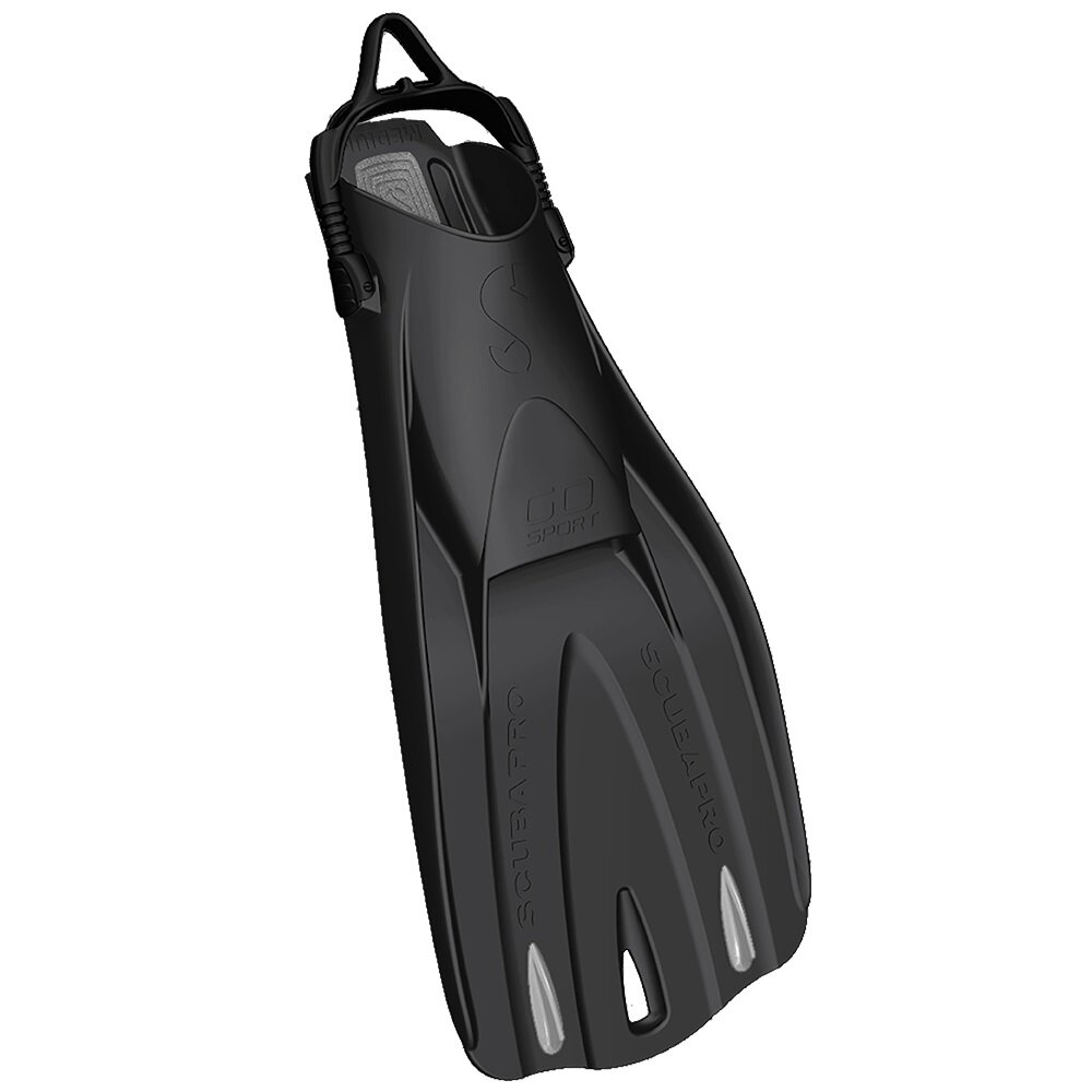 Scubapro Ласты Go Sport XL, чёрный для дайвинга
