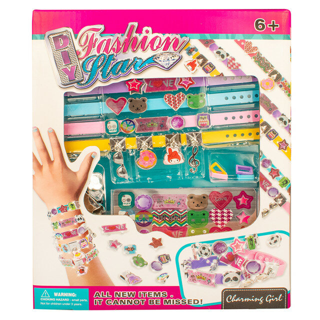 Набор для творчества Браслет модницысоздание украшений для девочек, набор материалов