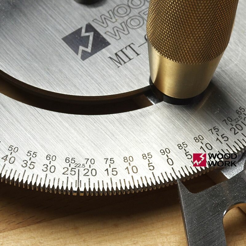 Упор угловой MIT-003 WOODWORK с транспортиром для пильного и фрезерного станков