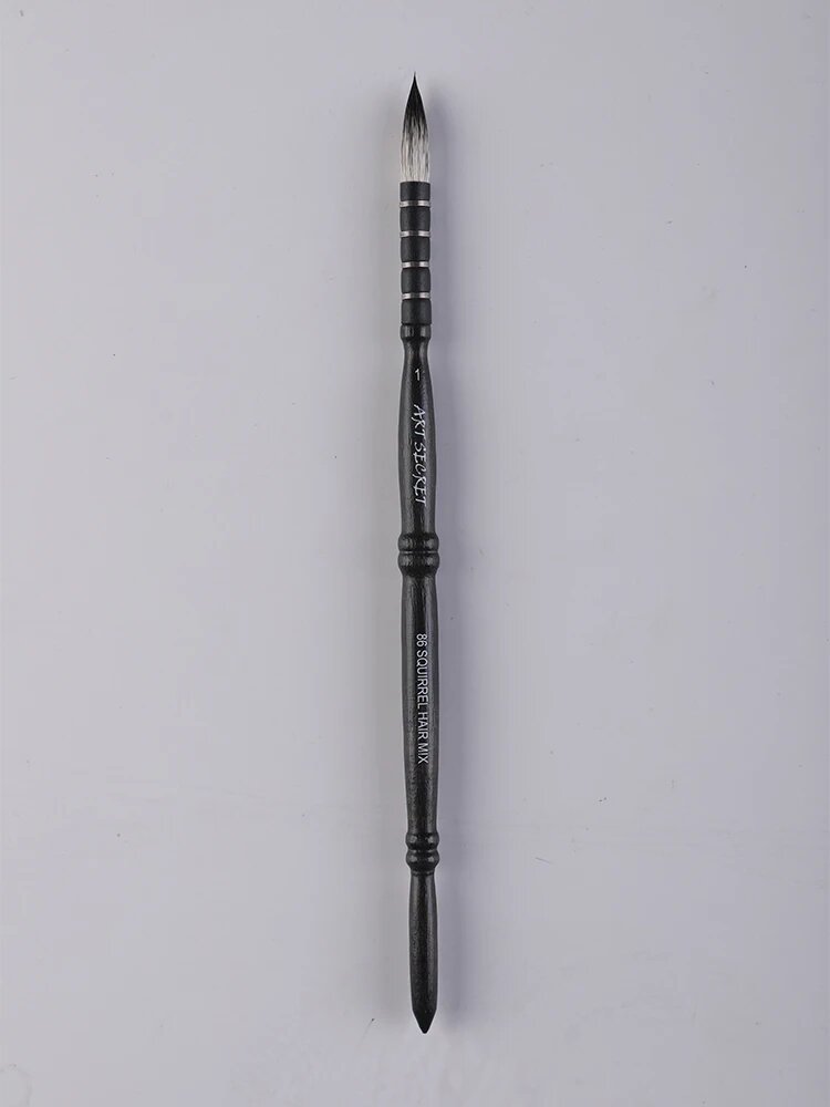 Artsecret кисть для акварели 86R белка смешанная бамбуковая ручка size1 1pcs