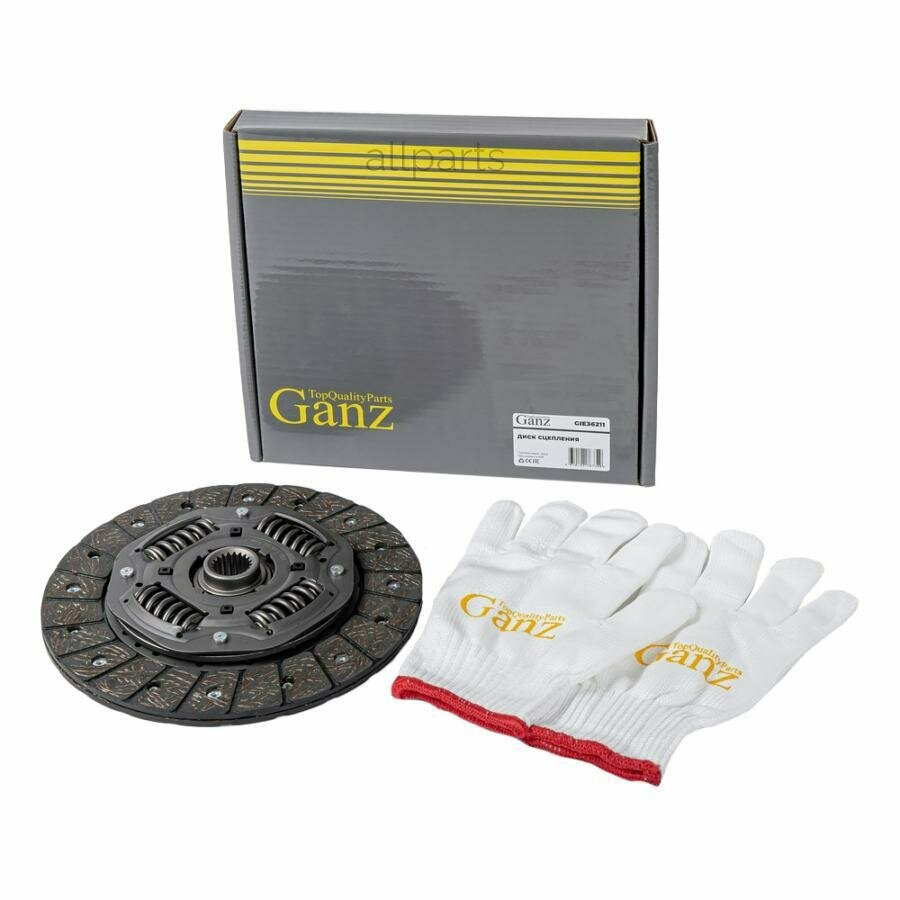 GANZ GIE36211 Диск сцепления для CHEVROLET NIVA (ВАЗ 2123), LADA нива TRAVEL GANZ GIE36211