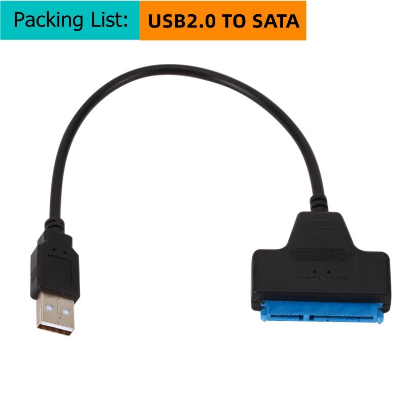 Кабель-адаптер USB 2.0 на SATA 22pin TABLLYUGE