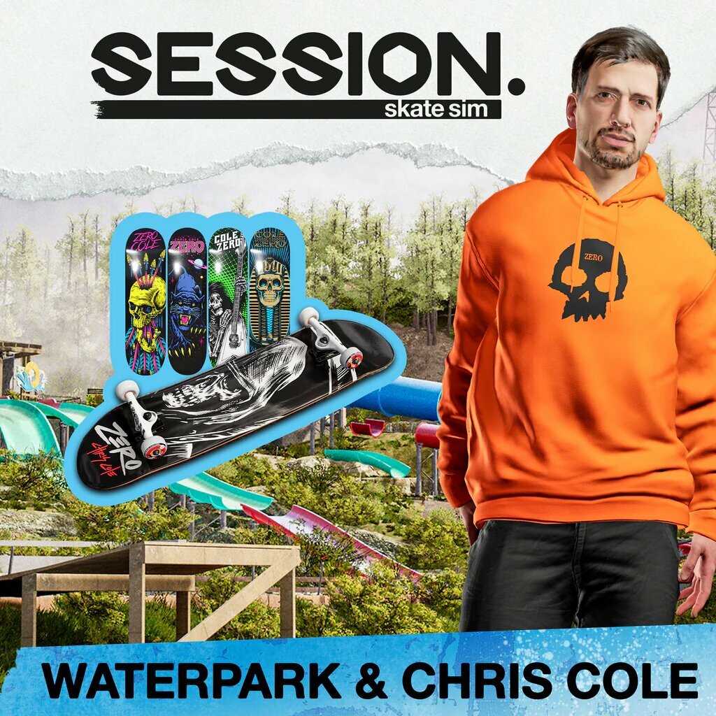 Дополнение Session: Skate Sim Waterpark & Chris Cole, цифровое издание PlayStation 5, регион Турция / код пополнения баланса