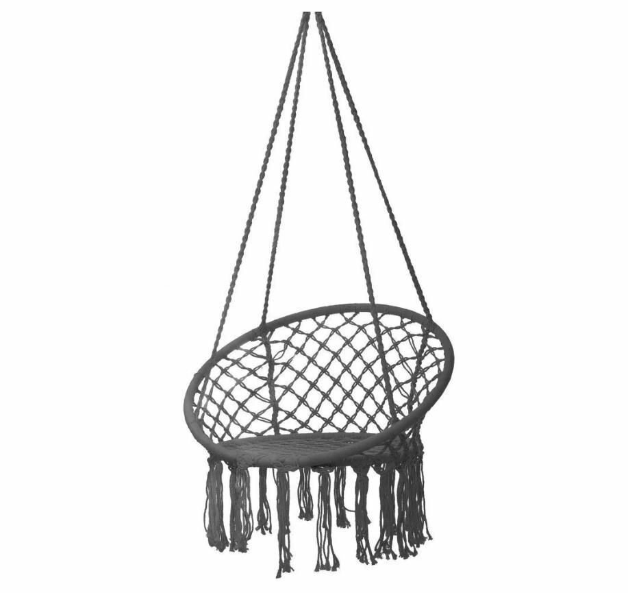 Кресло-гамак, качели, максимум 150 кг, гамак из хлопчатобумажной веревки