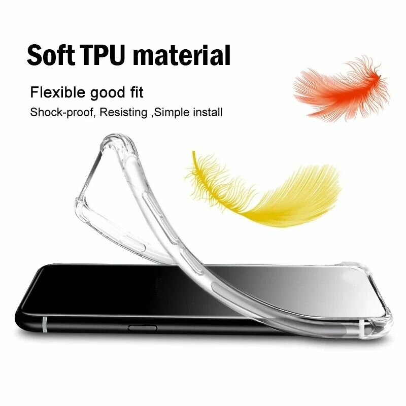 Прозрачная основа для Honor 200 Lite 5G Case Ultra Thin HD Clear Мягкая противоударная крышка телефона для Honor 200 Lite Case