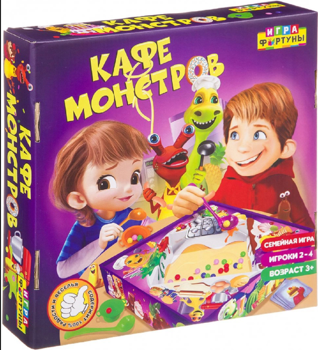 Настольная семейная игра Игра Фортуны Кафе Монстров Ф95683