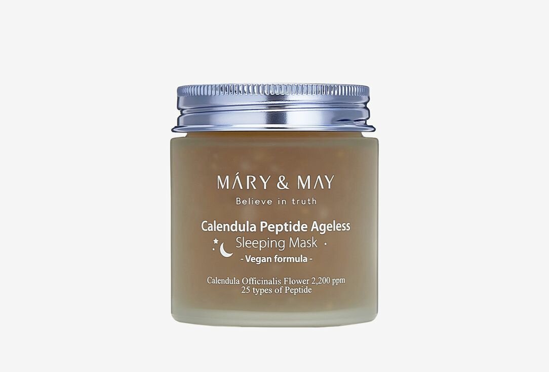 Ночная гелевая маска для лица MARY&MAY Calendula Peptide Ageless Sleeping Mask 110 г