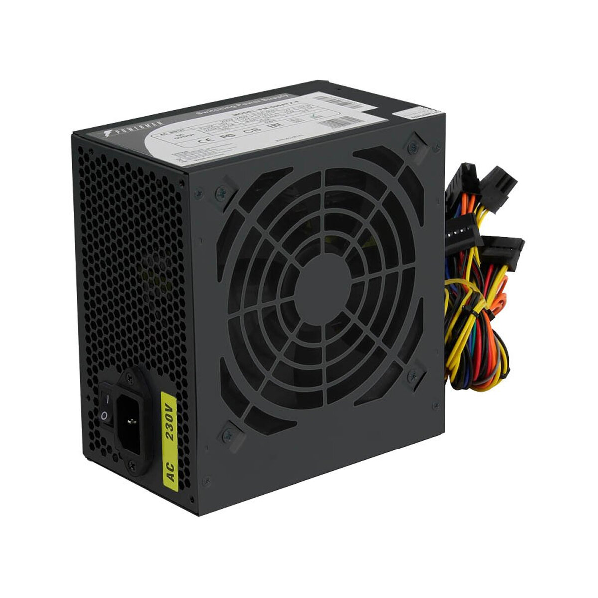Блок питания Powerman PM-500ATX-F ATX, для настольного ПК, 500Вт, черный