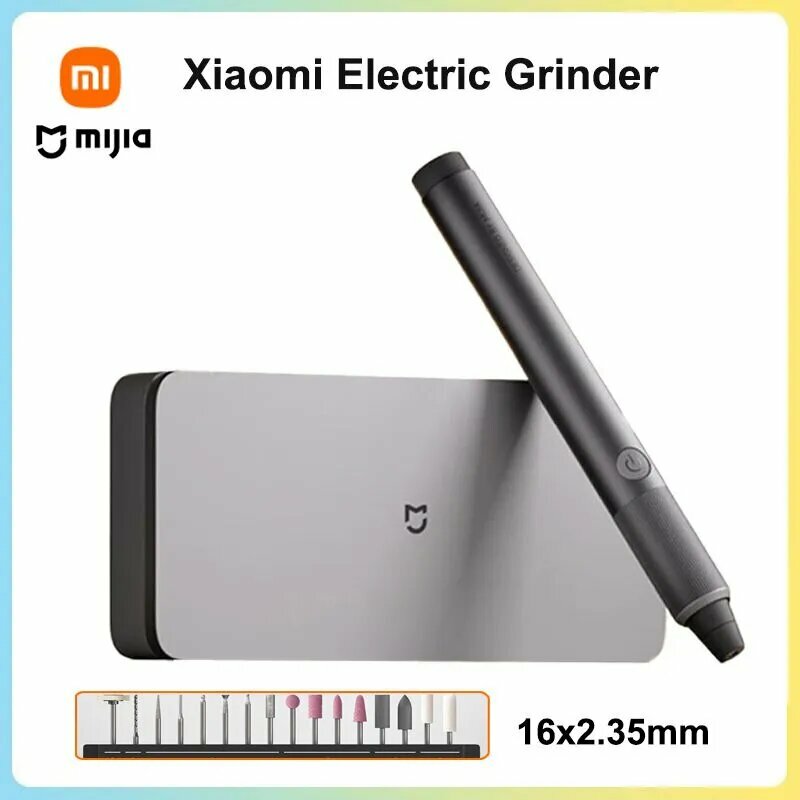 Mijia 16 шт 2.35mm мини-электрическая дрель, ручная, инструмент для резьбы, вращающийся перезаряжаемый электрический шлифовальный станок