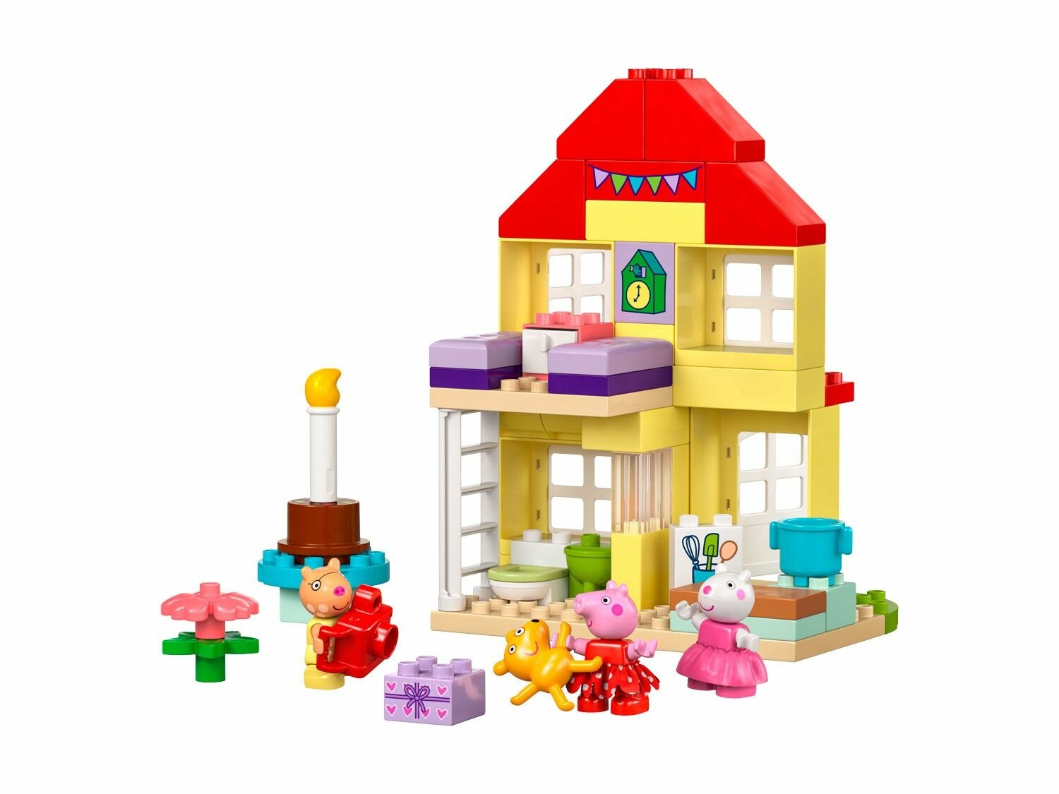 Конструктор LEGO Duplo Свинка Пеппа Дом для празднования дня рождения Свинки Пеппы, 59 деталей, 10433