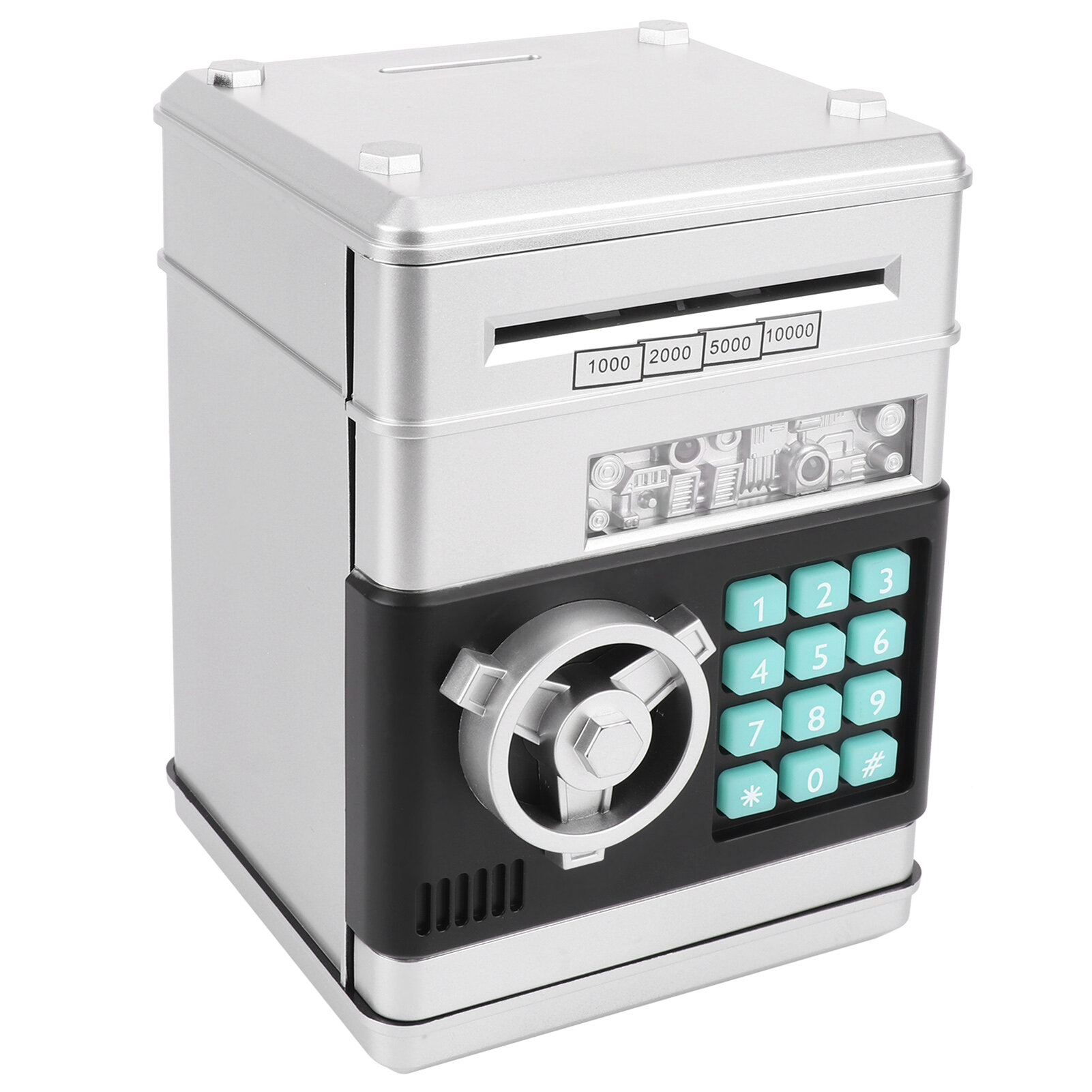 Электронный пигги -банк моделирование банкомат пароль пароль денежные монеты наличные монеты сэкономить подарки для детей