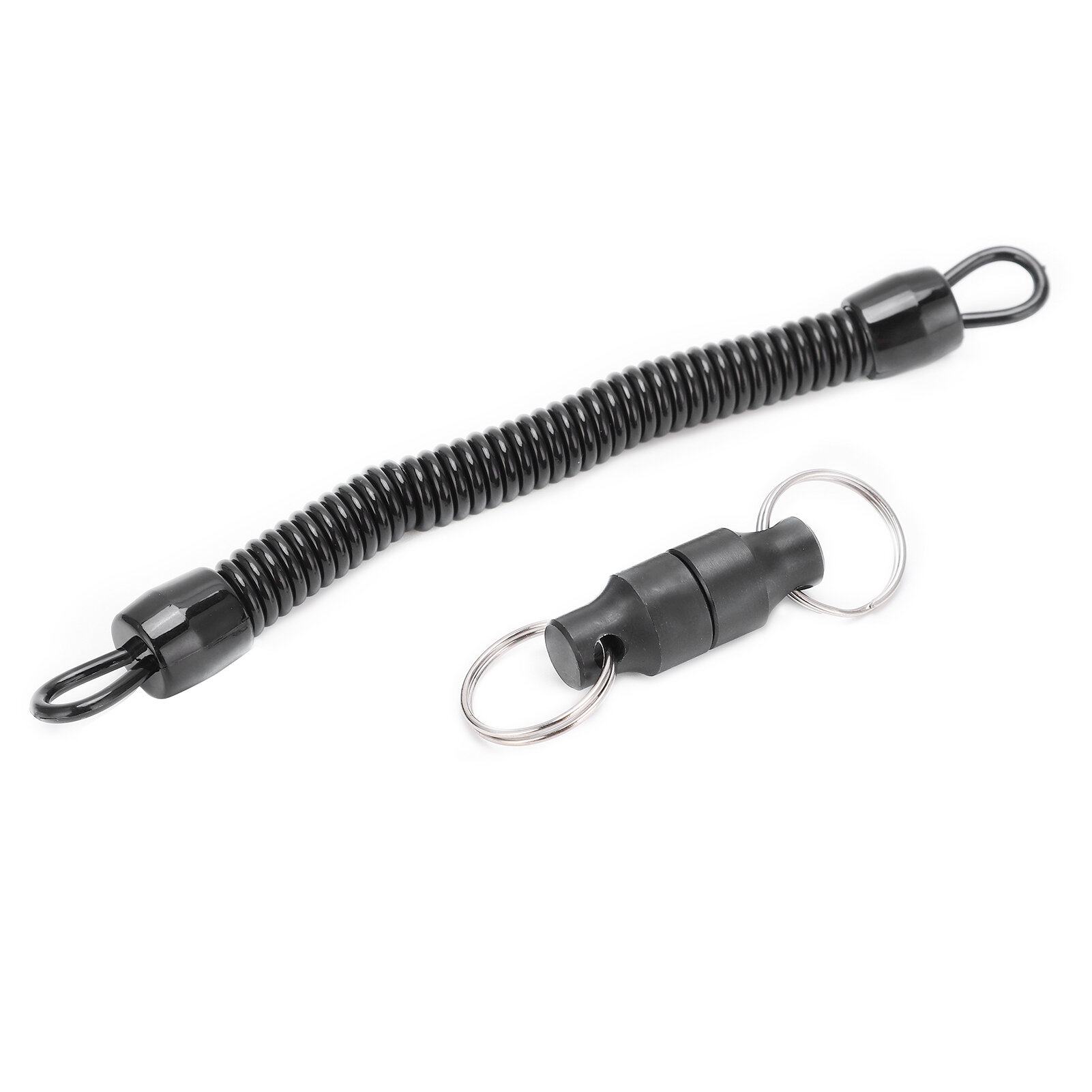 Магнитная клипса для рыболовной сети с металлическим фиксатором, ретрактором и шнуром