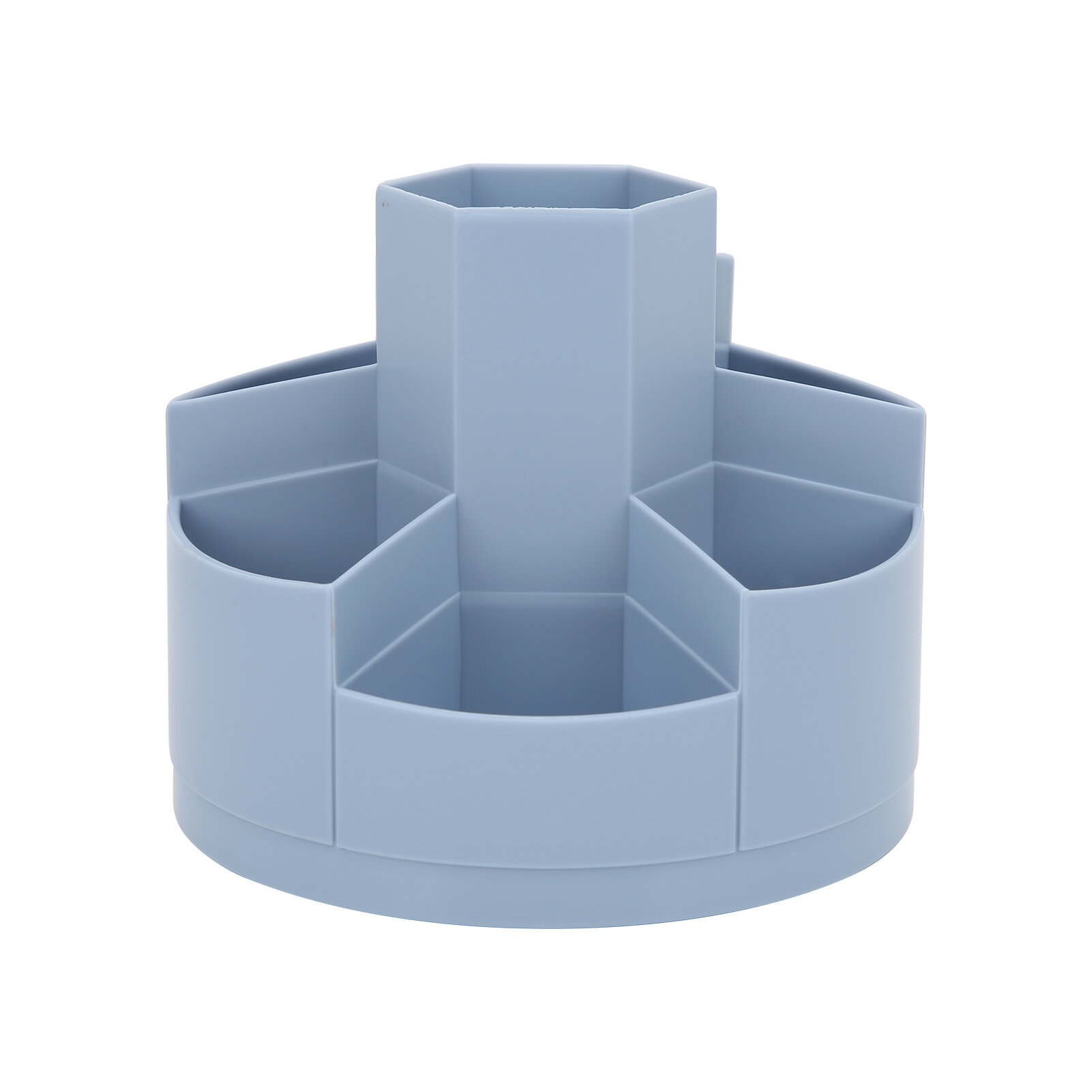 MPRINCE Pen Holder Large Capacity 360 Degree Rotation WearResistant Storage for Office School(Blue )