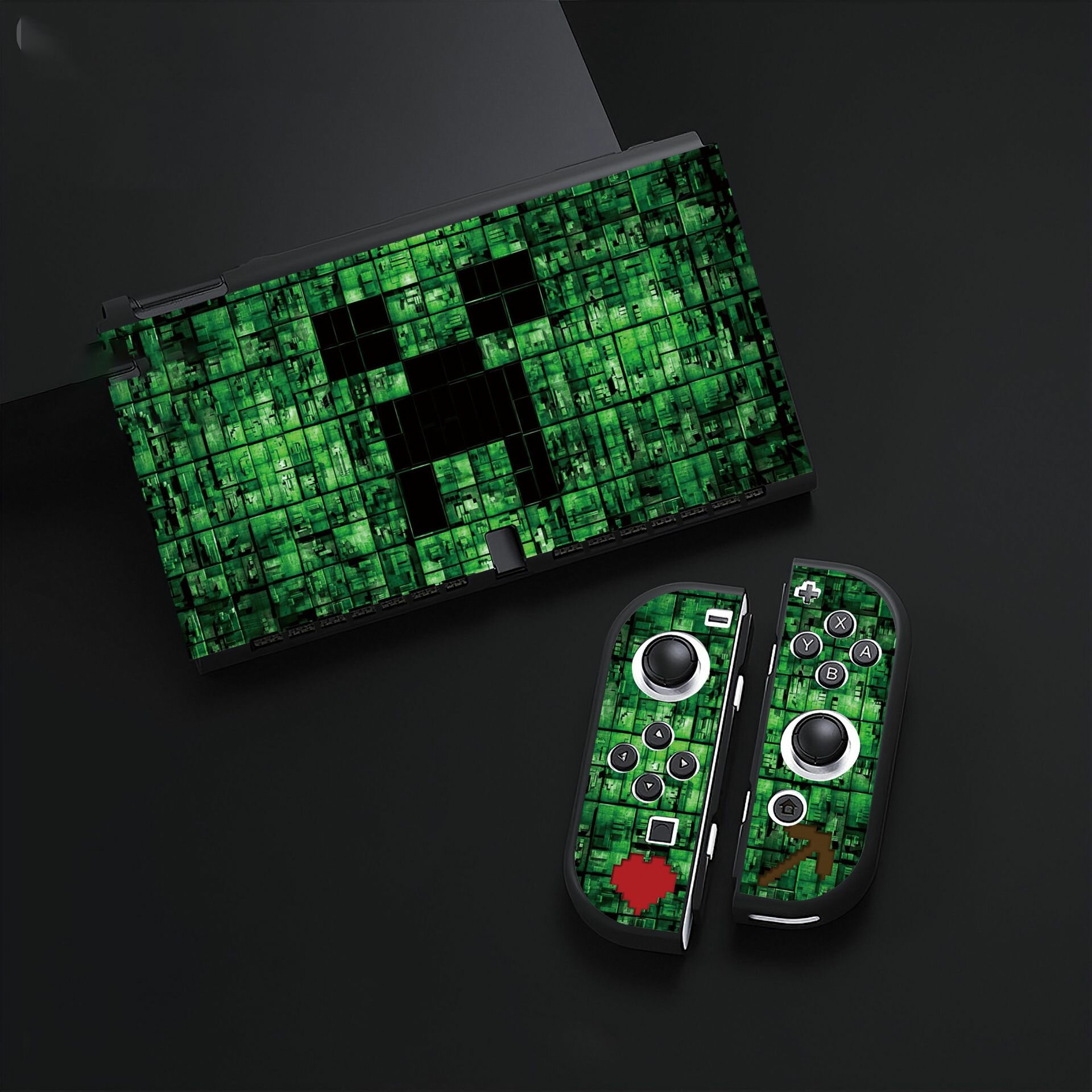 Силиконовый защитный чехол на игровую приставку Nintendo Switch Oled, мягкий чехол из TPU Покемон Генгар
