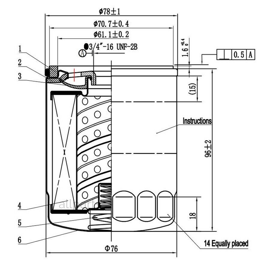 CARVILLE RACING CRL56089 Фильтр