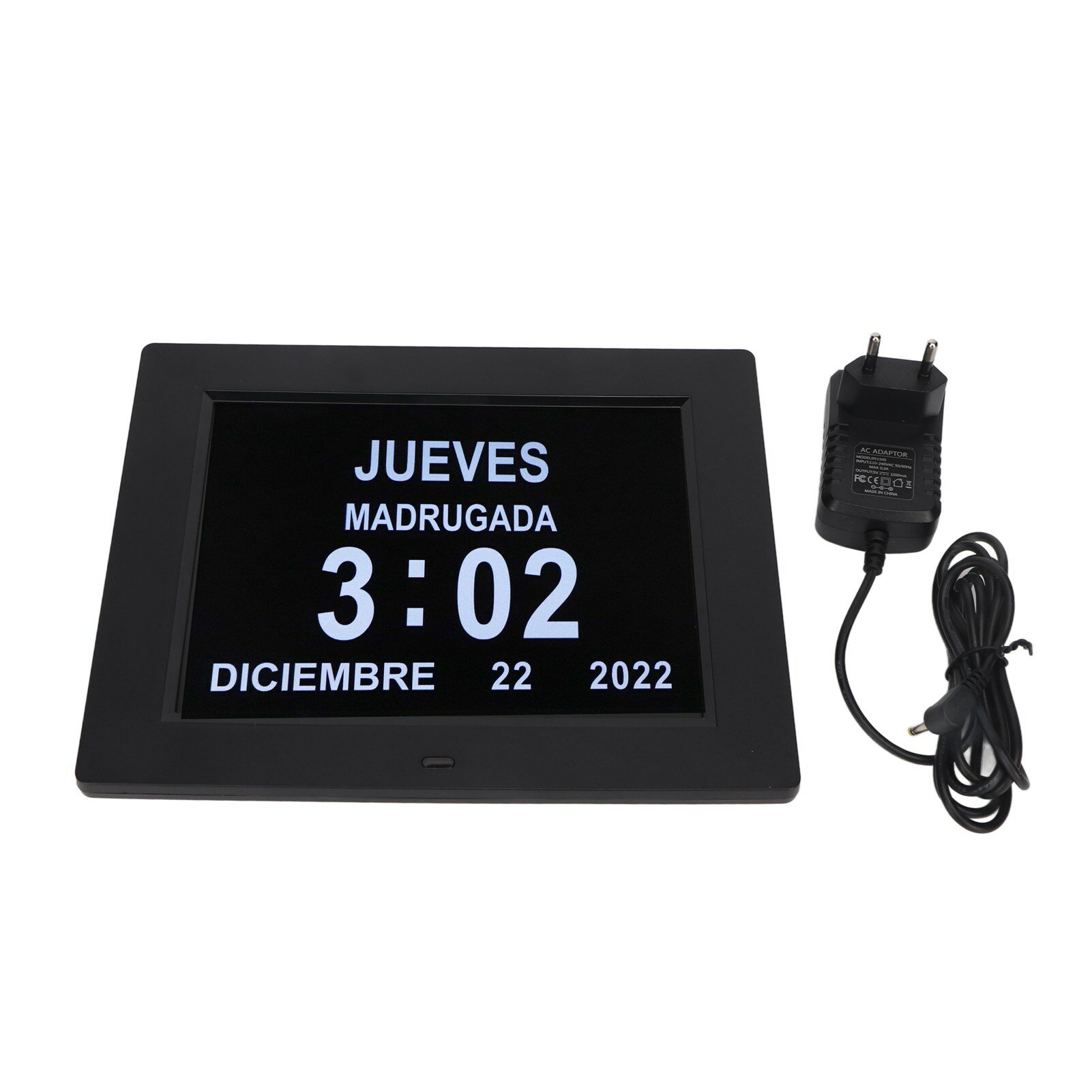 8 -дюймовый календарь цифрового дня.