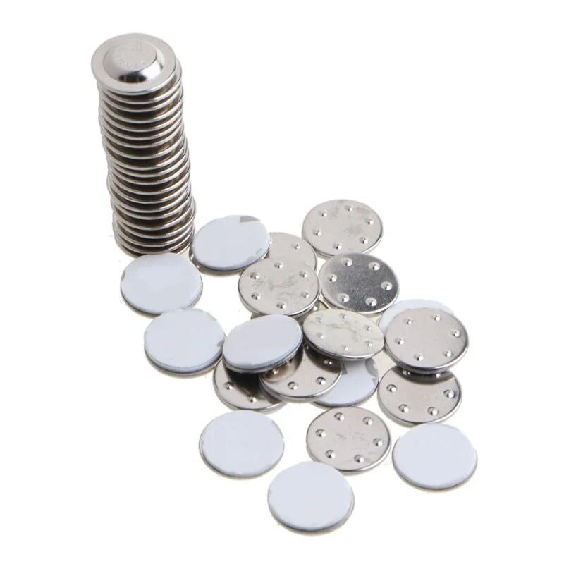 Магнитные круглые значки JAVRICK 20 штук