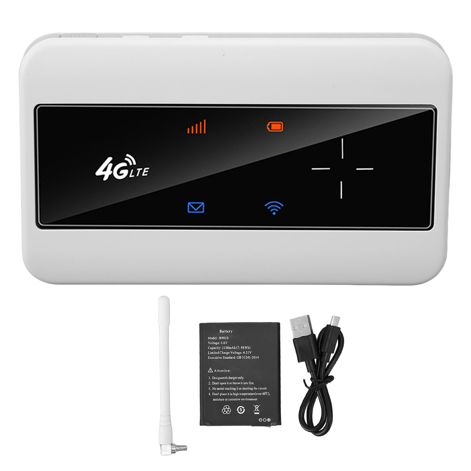 4G LTE MIFI маршрутизатор, 150 Мбит/с, 10 пользователей, белый