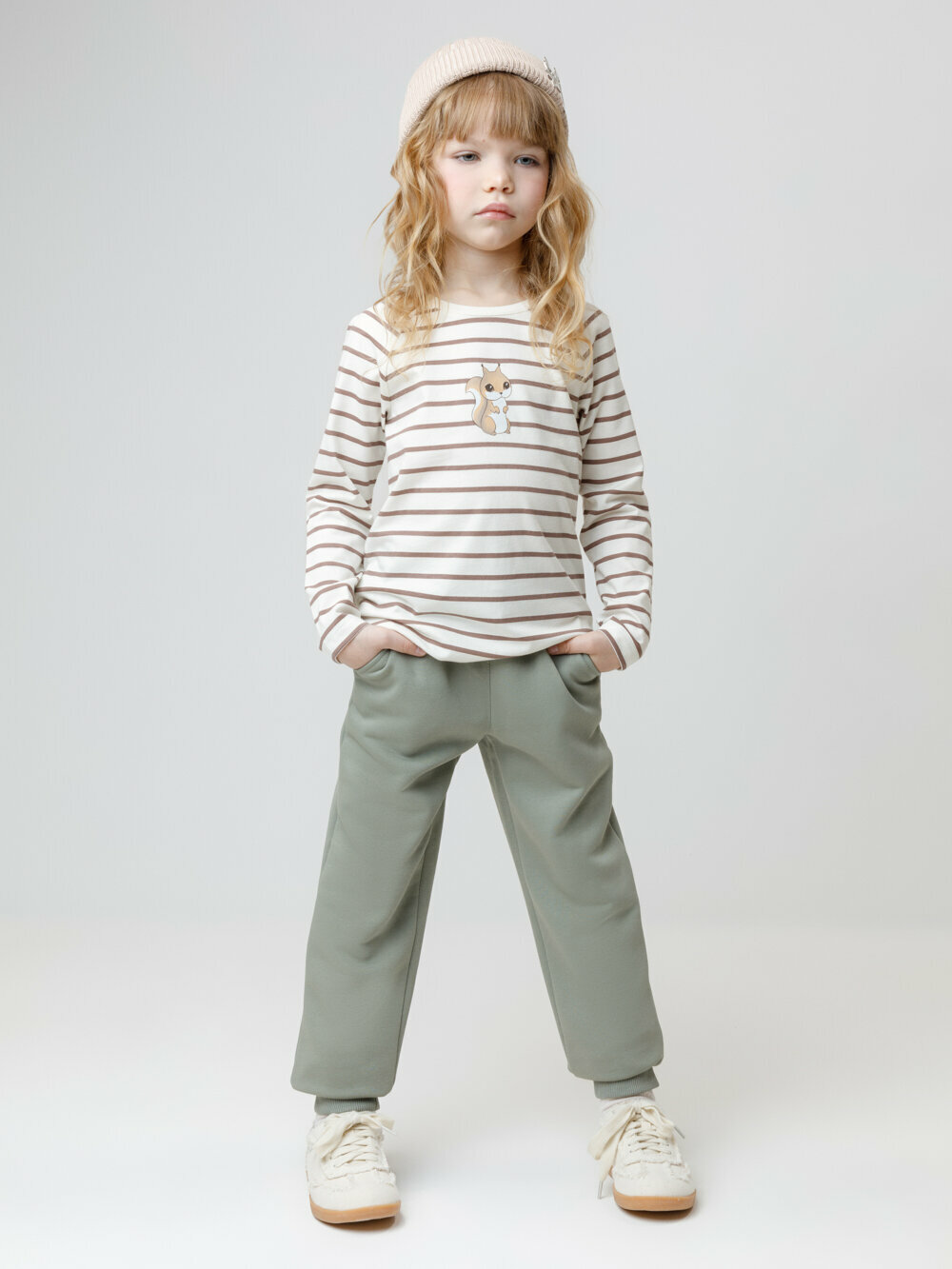 Брюки спортивные КР 400731/хаки 6206 к663