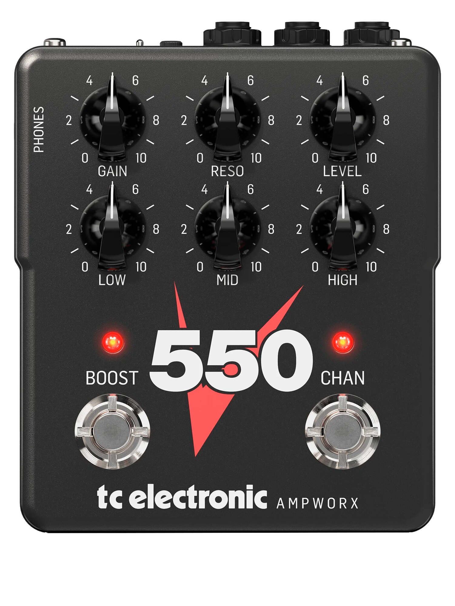 Педаль эффектов TC Electronic V550, предусилитель, для электрогитары, портативная, черная